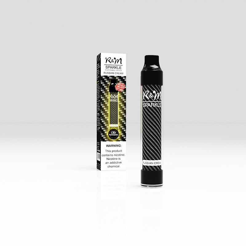 R&M SPARKLE 2600 Puffs Rechargeable Vape |Russian cream from China ...