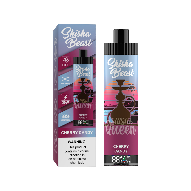 Original Sub ohm 0.4Ω LED Screen 20000 Puffs Shisha Beast DTL ...